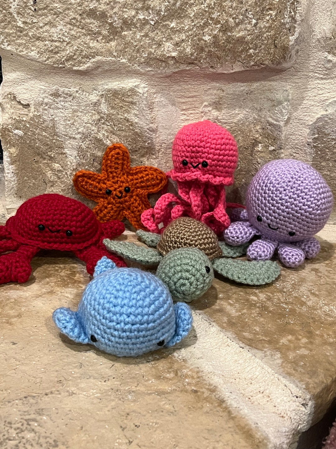 Sea Creature Collection // Crochet Toys // Amigurumi // - Etsy
