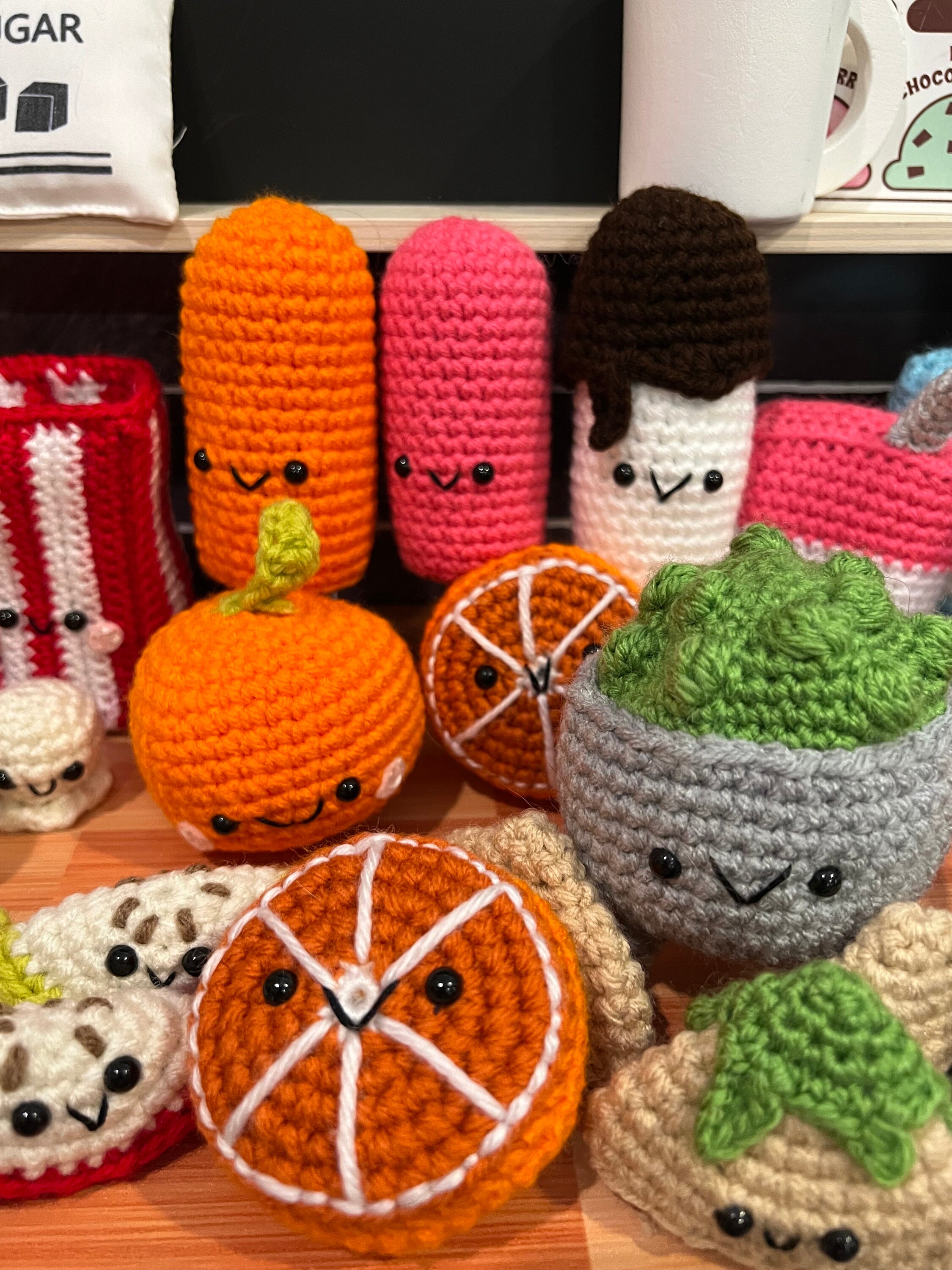 Snack Pack Bundle // Crochet Food // Amigurumi // Play Food - Etsy