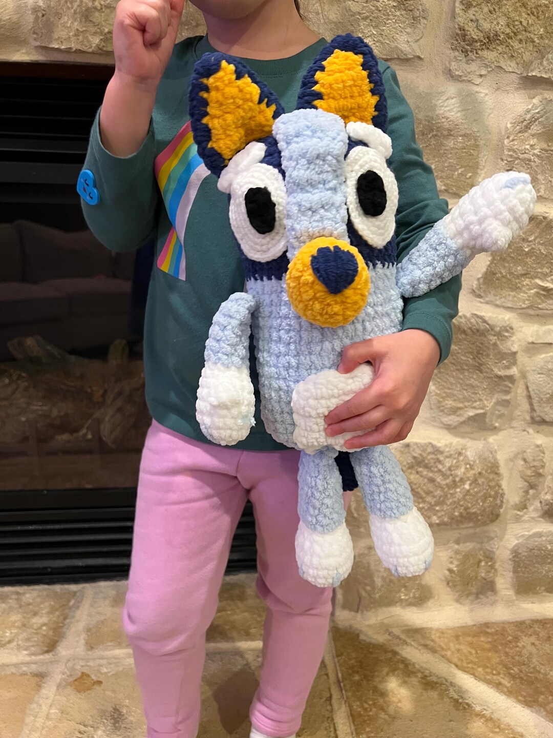 Blue Dog // Crochet Animal // Amigurumi // Snuggler // Plushie ...