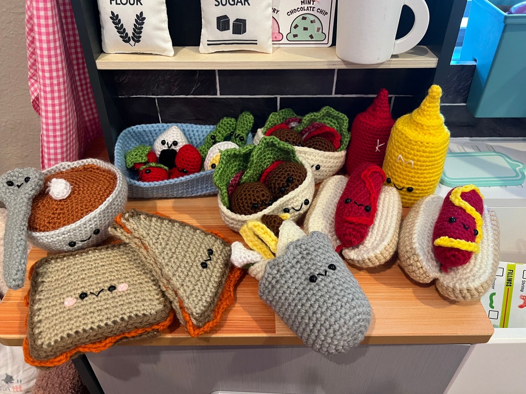 Lunch Bunch Bundle // Crochet Food // Amigurumi // Play Food - Etsy