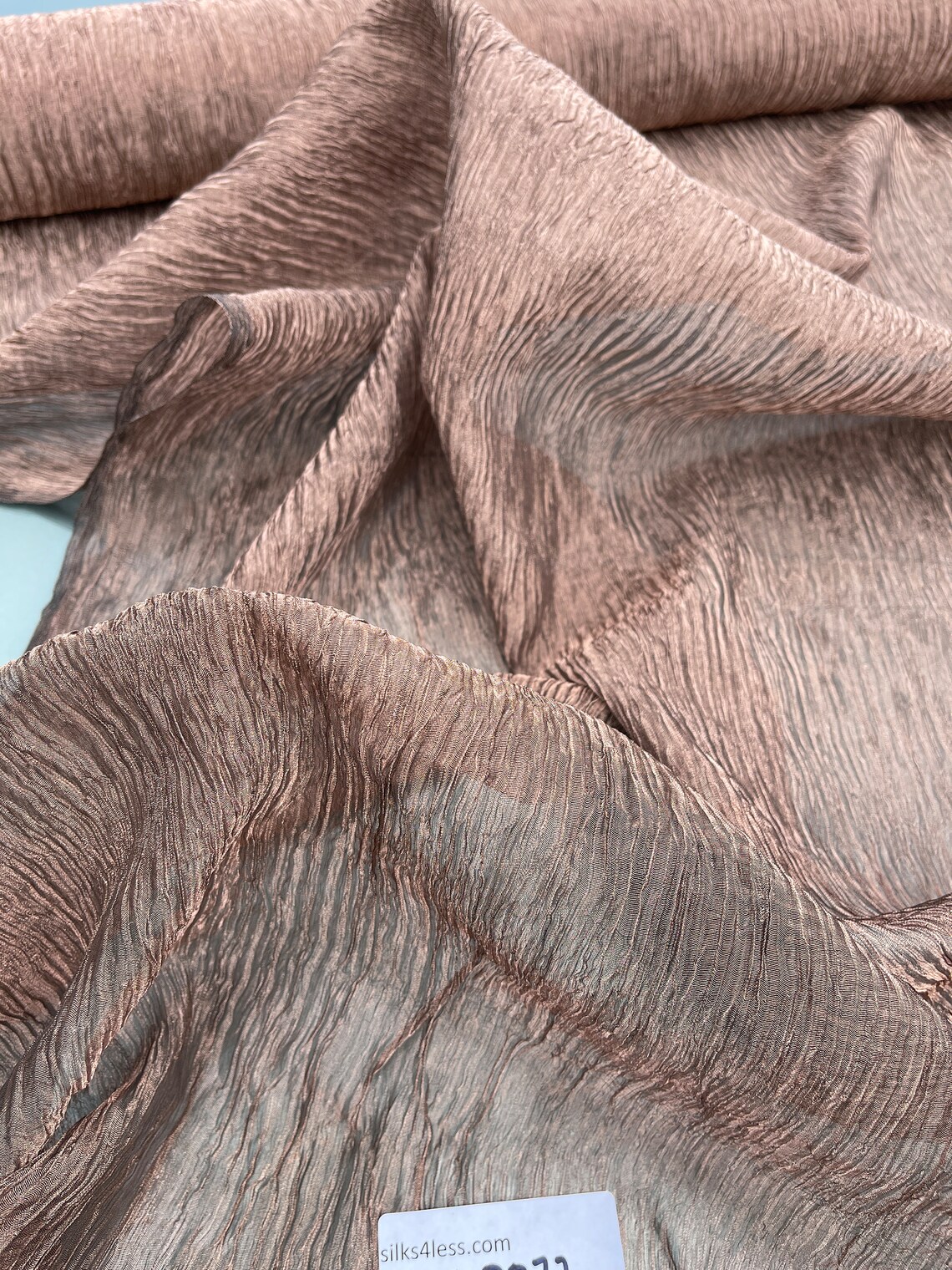 Exquisite Quality Silk Tissue Pleated / Crushed BLACK/ - Etsy