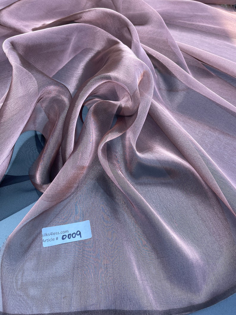Fabulous Quality Silk Metallic Organza Plain or Tissue Silk - Etsy