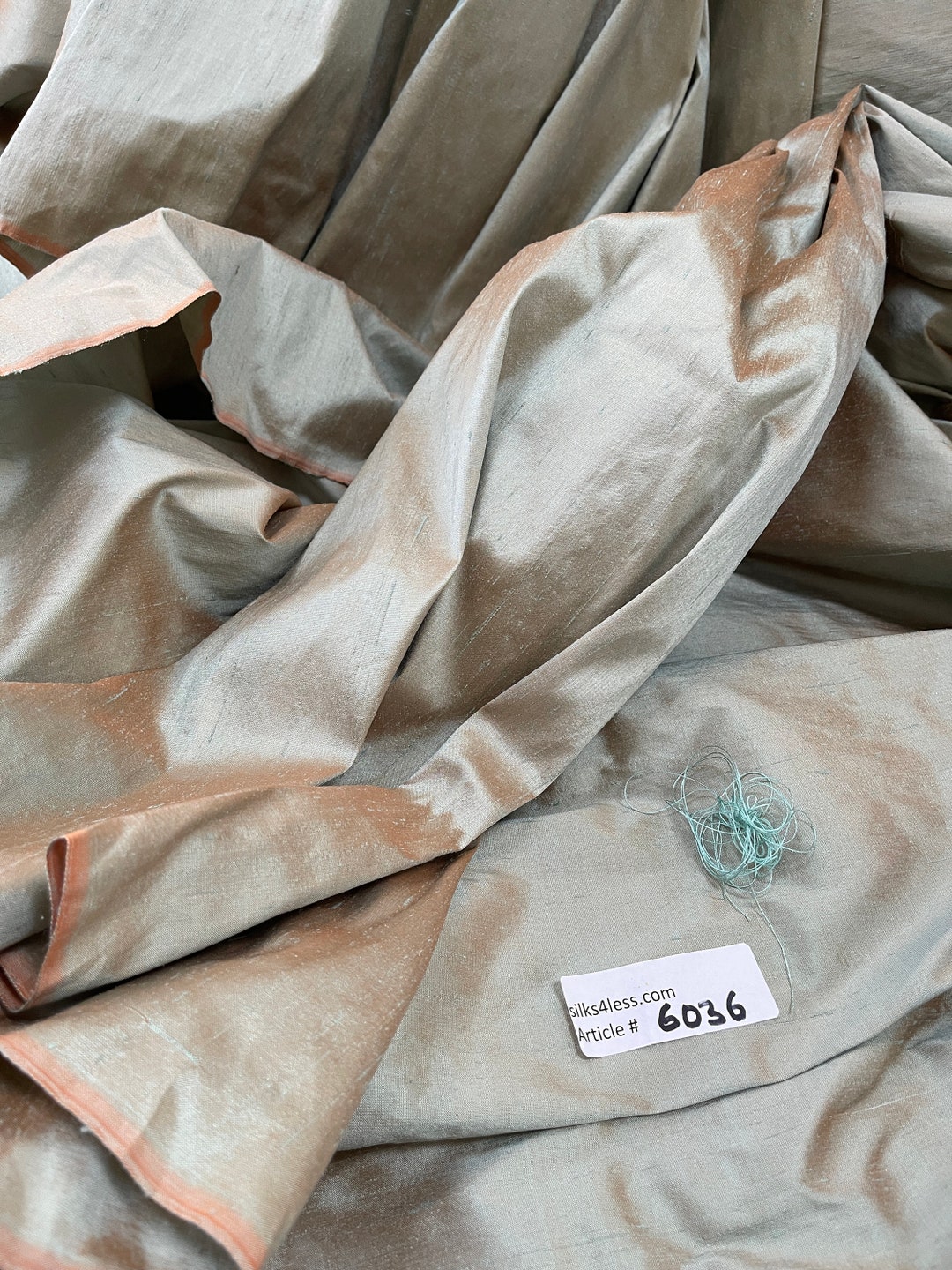 Fabulous Quality Silk Shantung - Aspen Mist!!! - Etsy