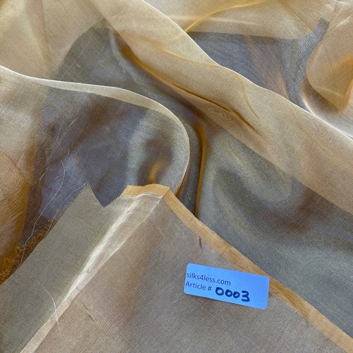 Fabulous Quality Silk Metallic Organza Plain or Tissue Silk - Etsy