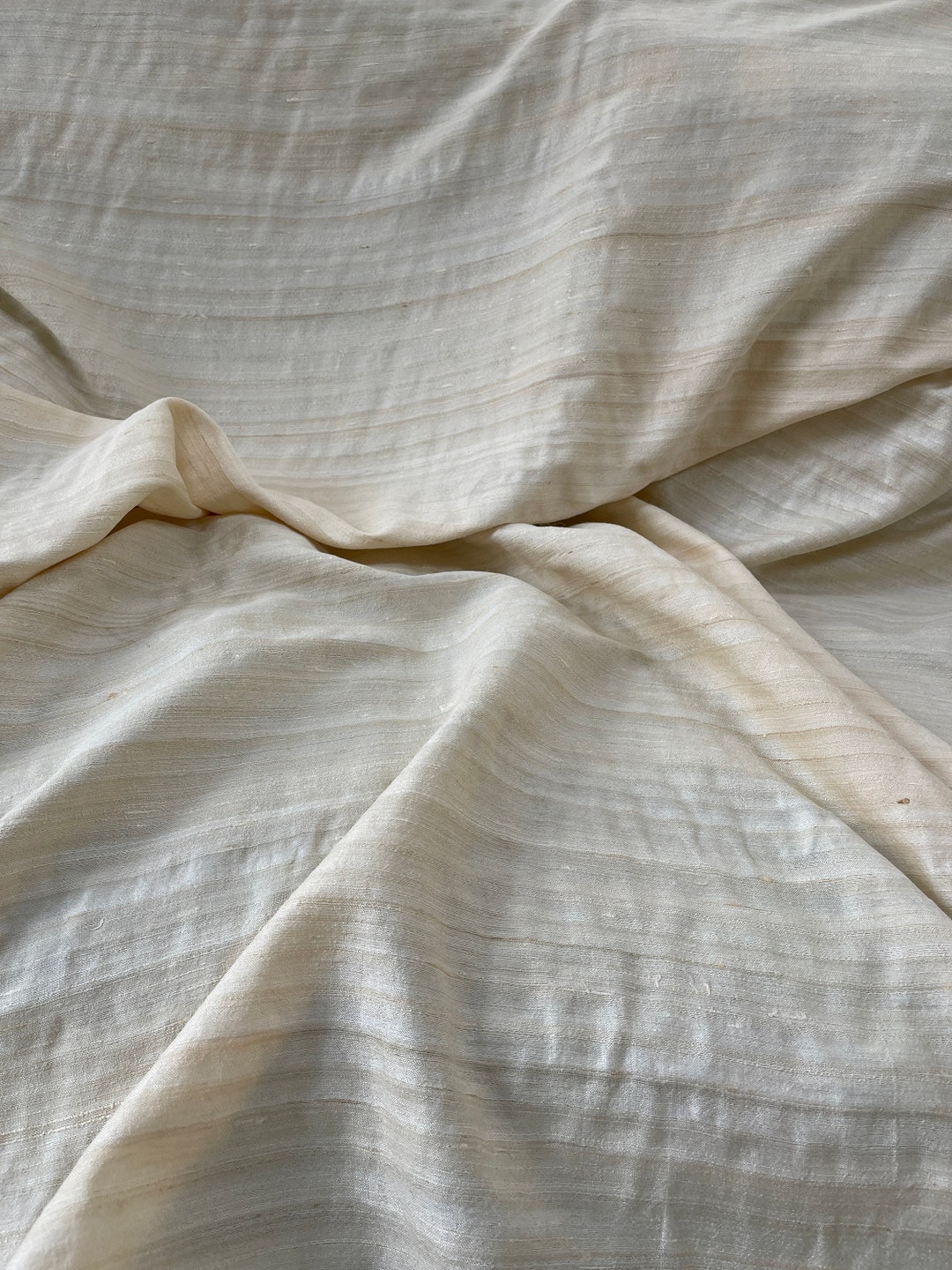 Tussah de seda cruda pesada de calidad fabulosa BLEACH - Etsy España