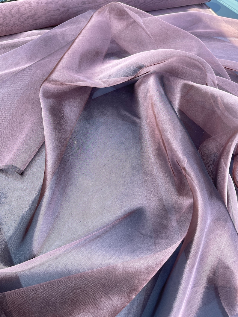 Fabulous Quality Silk Metallic Organza Plain or Tissue Silk - Etsy