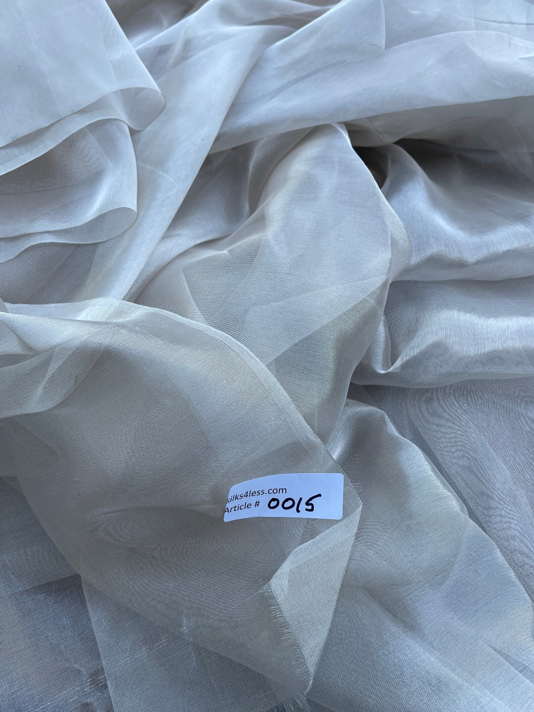 Fabulous Quality Silk Metallic Organza Plain or Tissue Silk Plain ...