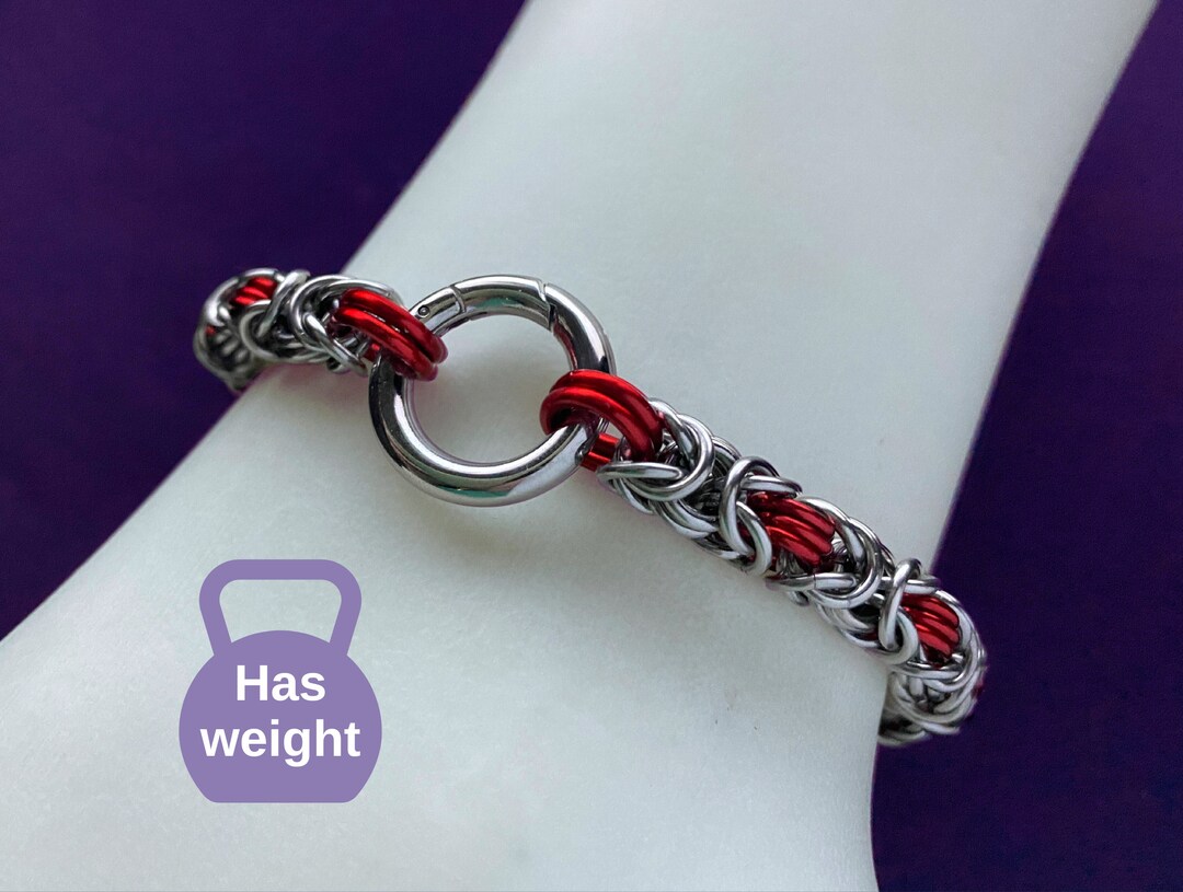 Heavy BDSM Dom Sub Bracelet or Anklet, 24/7 Fetish Jewelry | BDSM ...