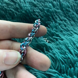 Transgender Color Chainmail Bracelet or Anklet by Embellishmaille ...