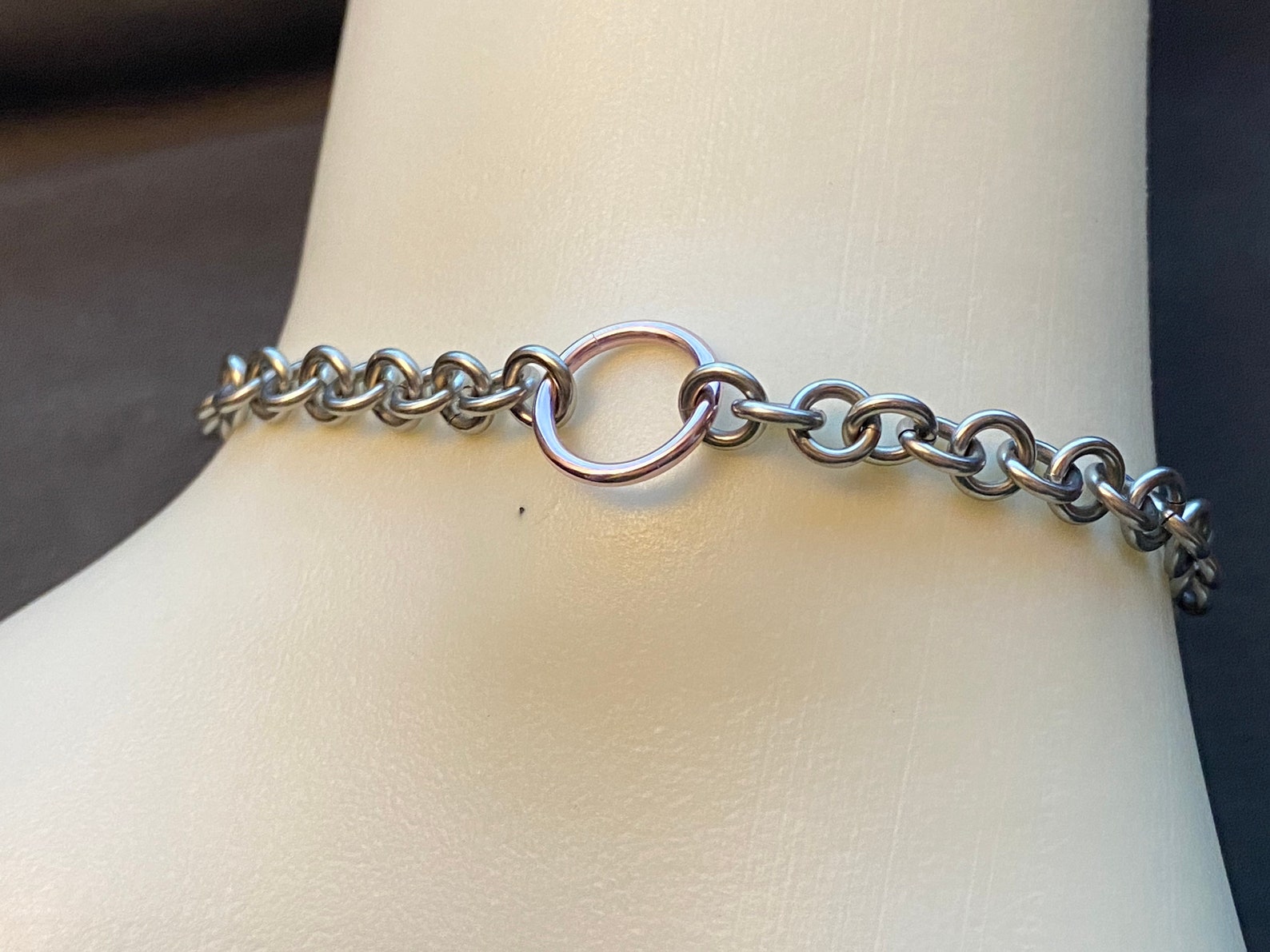 Discreet Steel Wrist Collar Submissive Collar. Day Collar | Etsy