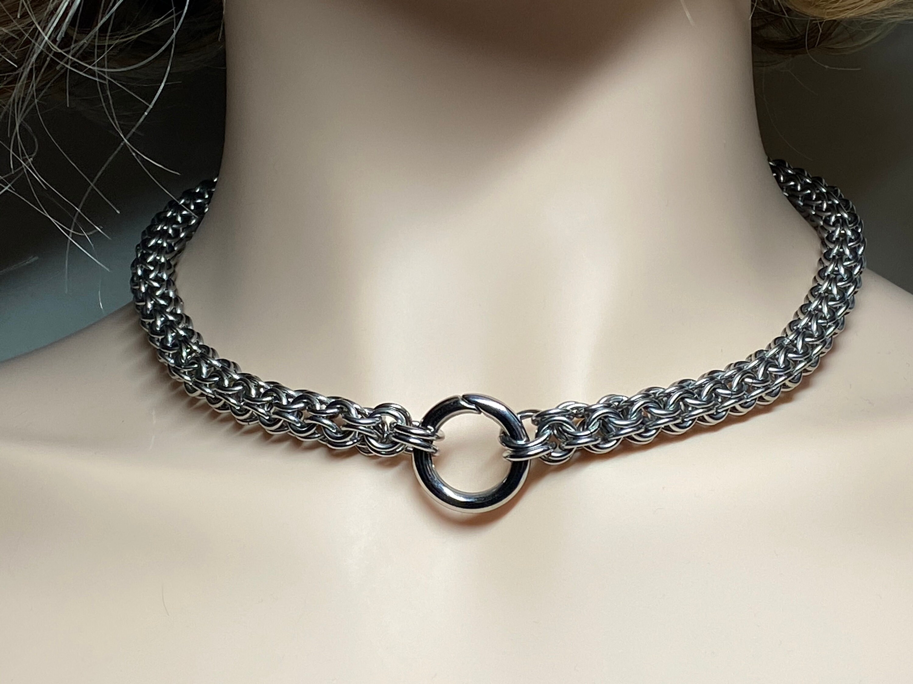 Submissive Steel Collar 24/7 Wear Collar Stainless Steel | Etsy