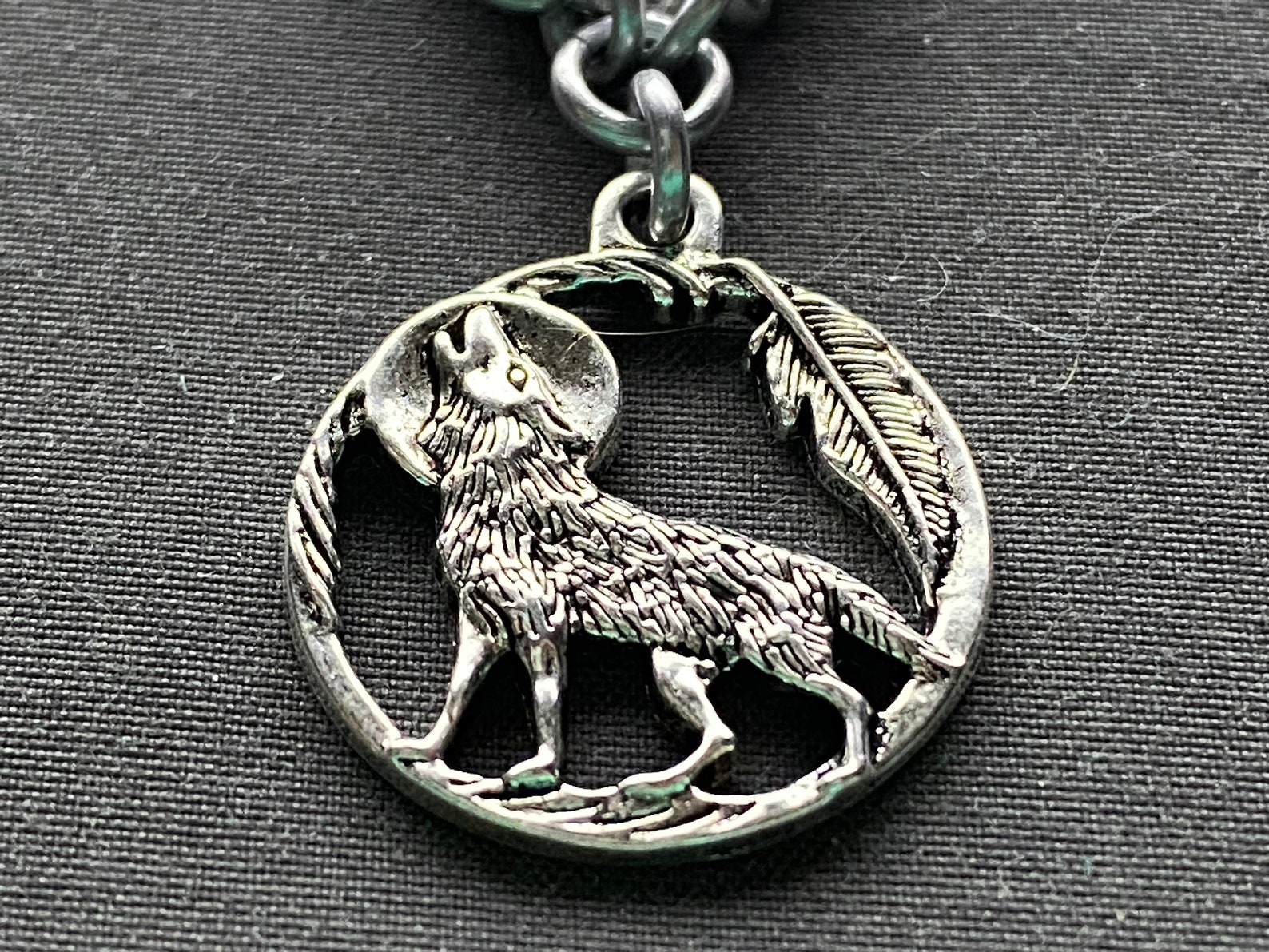Howling Wolf Collar. Primal Prey Collar Wolf Alpha Necklace - Etsy