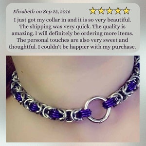 24/7 Submissive Necklace by Embellishmaille • Fetish Jewelry • BDSM or ...