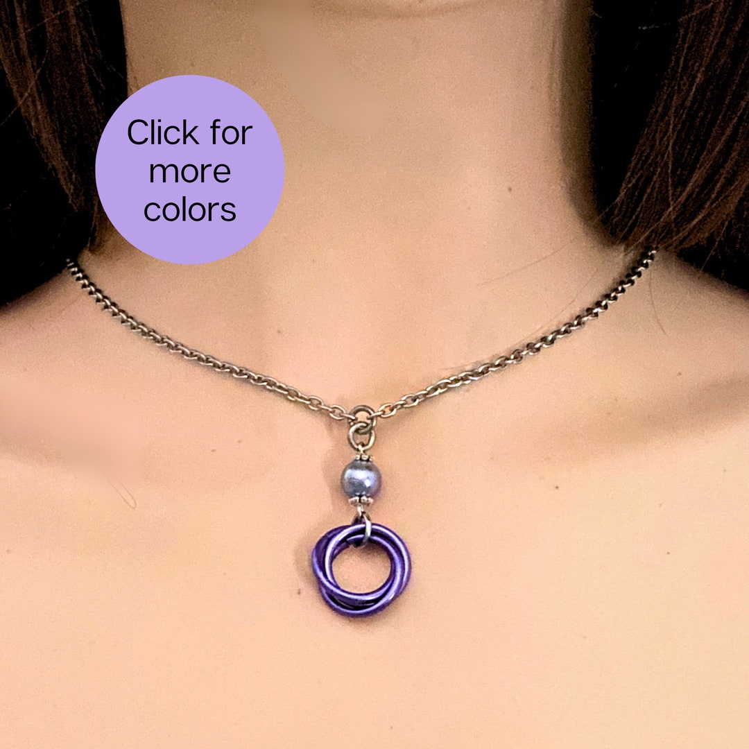 Eternal Love Knot With Pearlized Bead | Subtle BDSM Submissive Day ...