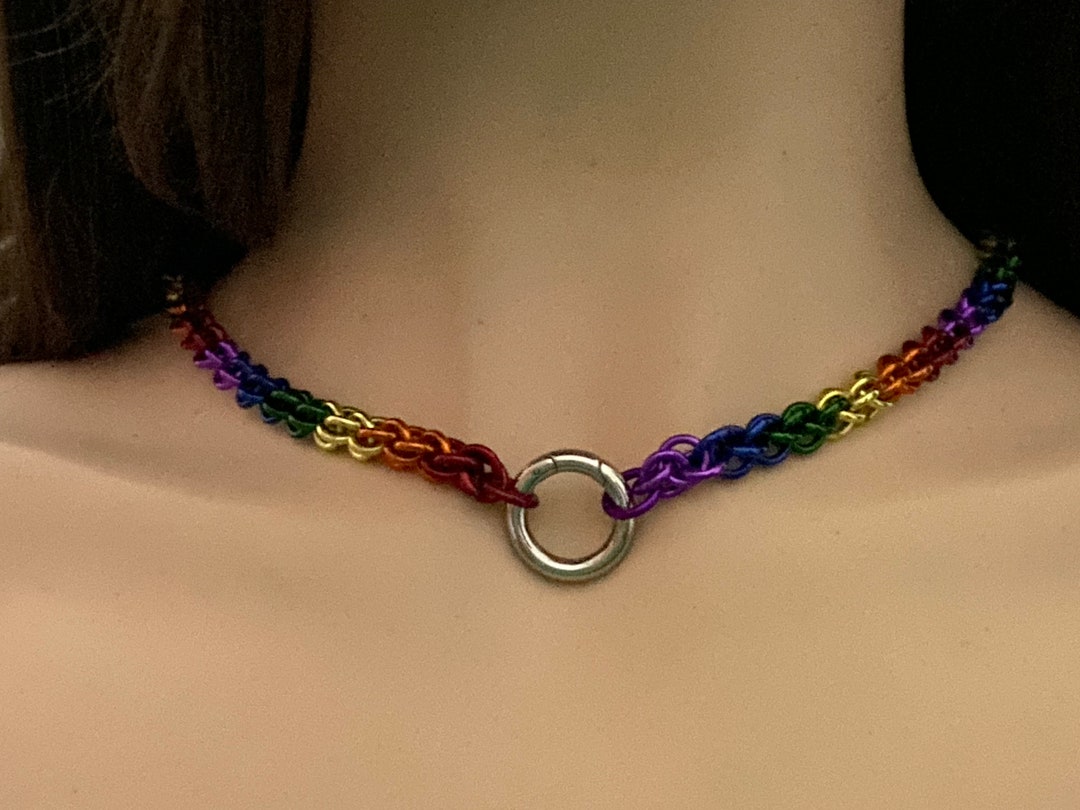 LGBT Pride Necklace, LGBTQ Pride Necklace, Pride Rainbow Jewelry ...