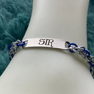 Personalized BDSM Role Bracelet, BDSM Jewelry, Men's BDSM Bracelet, Dom ...