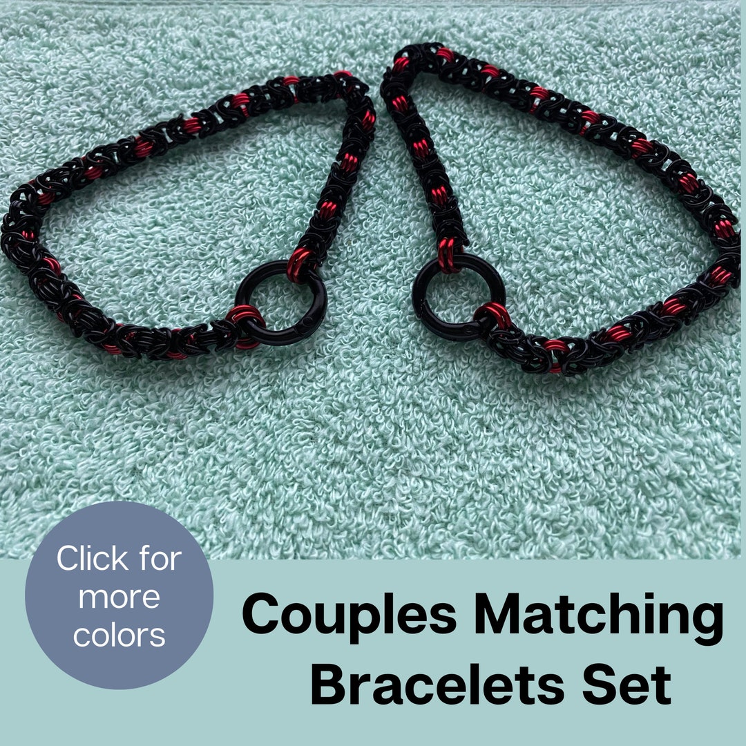 BDSM Dom and Sub Bracelet Set, Long Distance Touch Jewelry BDSM ...