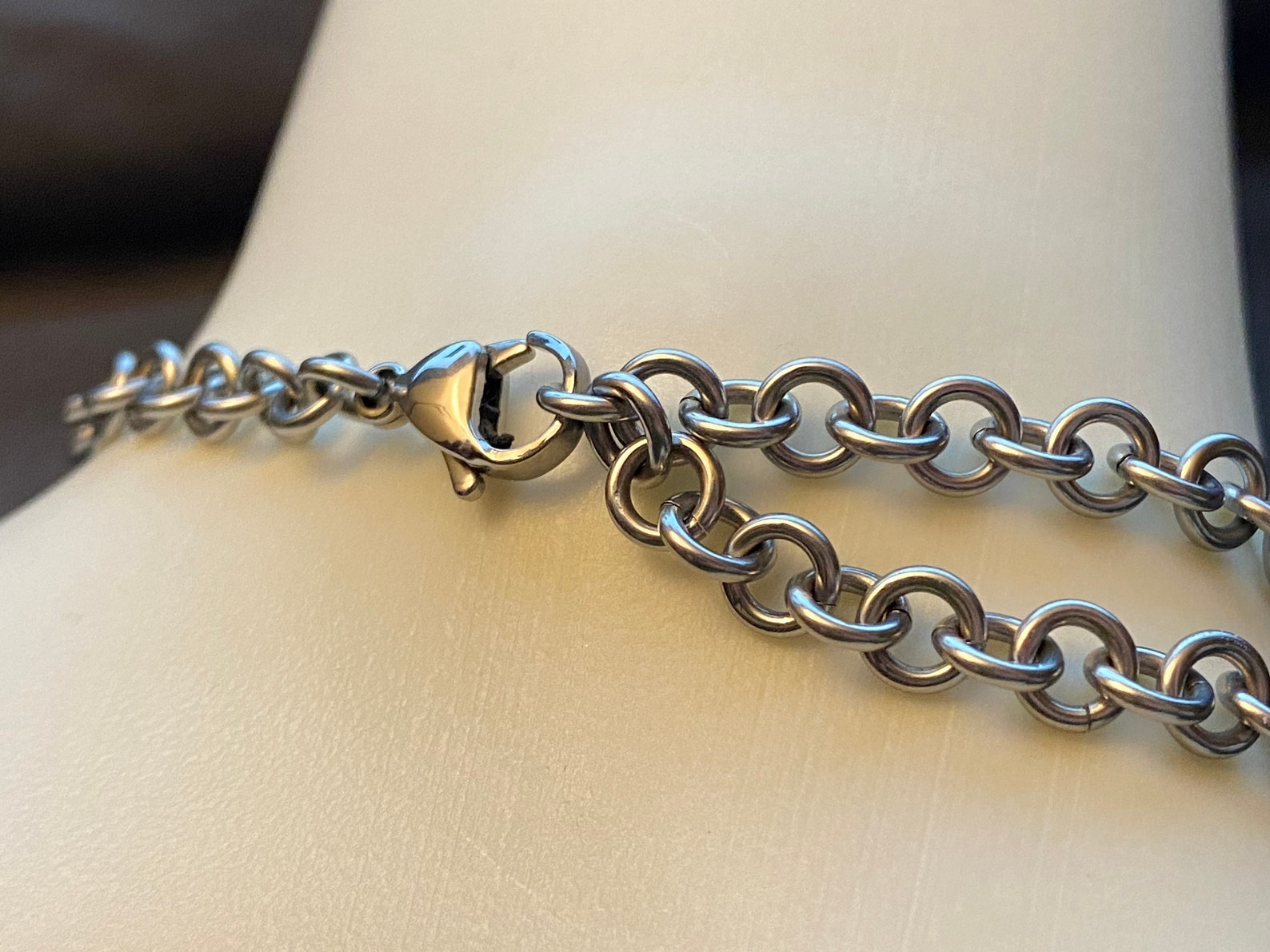 Discreet Steel Wrist Collar Submissive Collar. Day Collar | Etsy