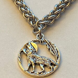 Howling Wolf Collar. Primal Prey Collar Wolf Alpha Necklace | Etsy