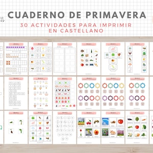 Cuaderno de Actividades de Primavera - Descargable para Niños ...