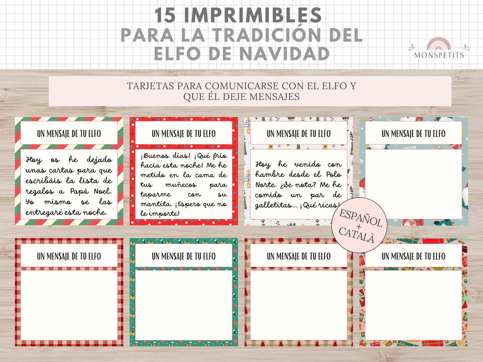 Kit 15 Imprimibles Elfo Navidad, Tradicion Navideña, Actividades, Carta ...