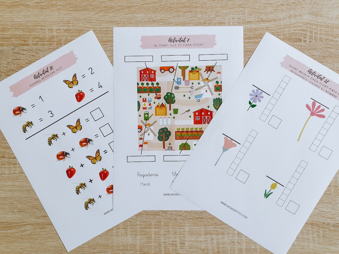 Cuaderno De Actividades De Primavera - Descargable Para Niños ...