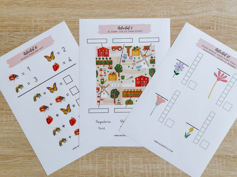 Cuaderno De Actividades De Primavera Descargable Para Niños CASTELLANO ...