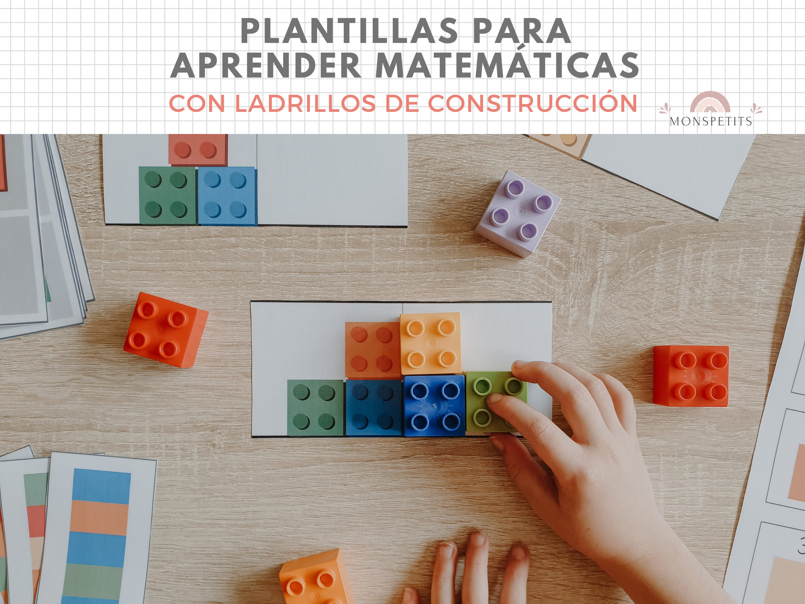 Matemáticas Con Ladrillos De Construcción, 24 Pág, Plantilla Imprimible ...