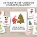 36 Tarjetas Juego Charadas Navidad, Imprimible, Mímica, Acciones ...