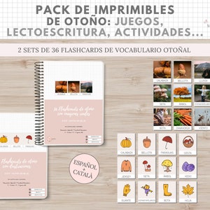 Pack Imprimibles Otoño, Juegos, Leer, Escribir, Actividades Aprendizaje ...