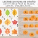 Actividades Lectoescritura Otoño, Leer, Escribir, Imprimible Educativo ...