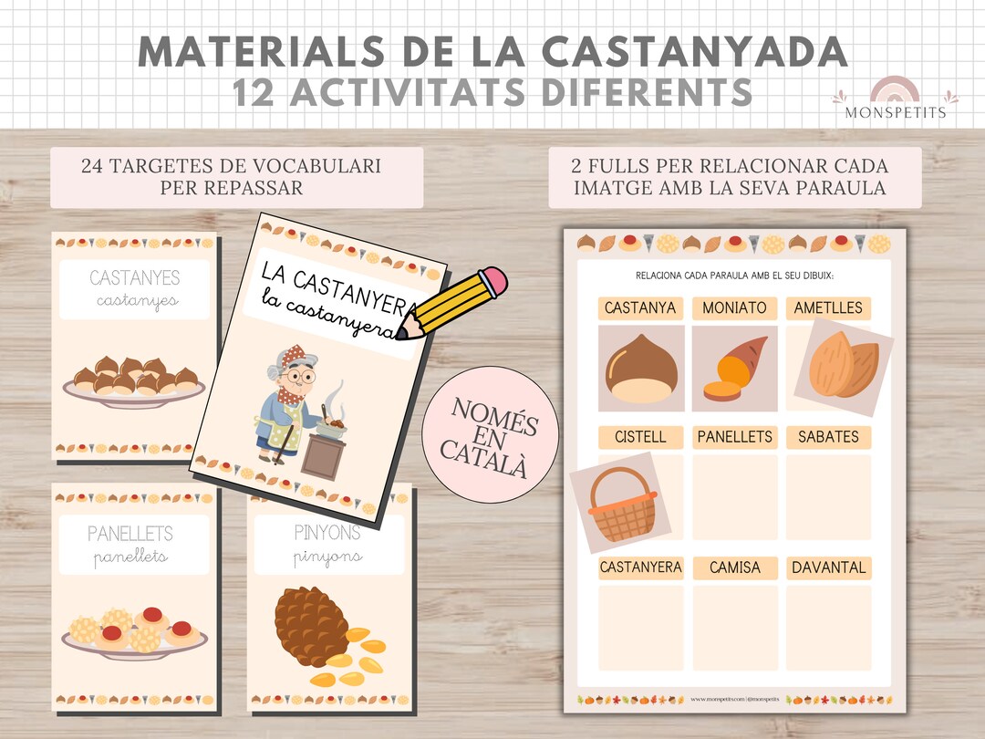 Materiales Educativos La Castanyada, Imprimible, Matematiques ...