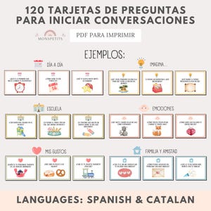 120 Tarjetas Iniciar Conversaciones, Vocabulario, Habla, Logopeda ...