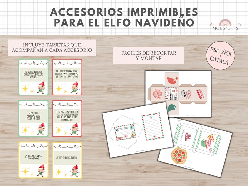 20 Accesorios Imprimibles Elfo Navidad, Juegos Elfo, Tradicion ...