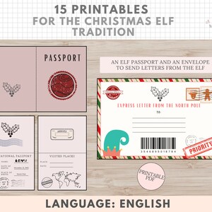 15 Printable Elf Tradition Kit, Christmas Tradition, Activities ...