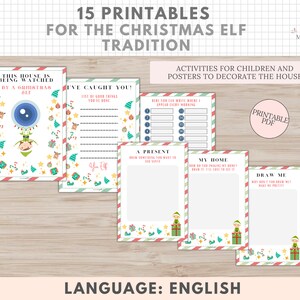 15 Printable Elf Tradition Kit, Christmas Tradition, Activities ...