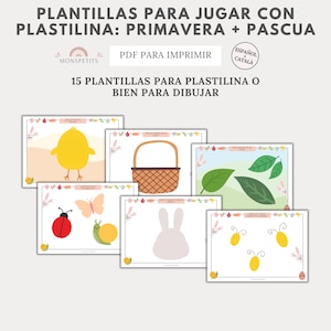 Plantillas Plastilina, Playdough Mats, Primavera Pascua, Dibujo ...