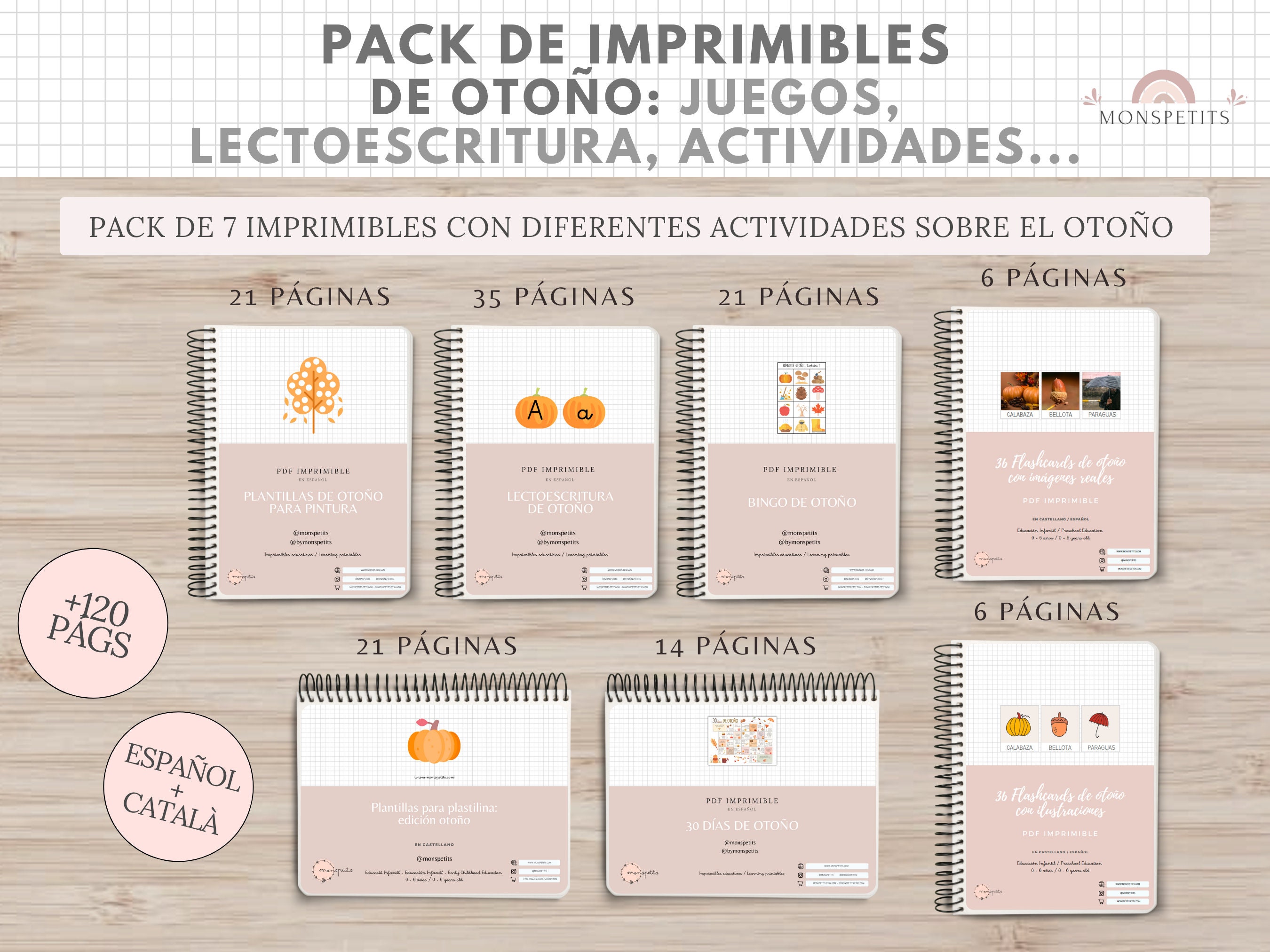 Pack Imprimibles Otoño, Juegos, Leer, Escribir, Actividades Aprendizaje ...