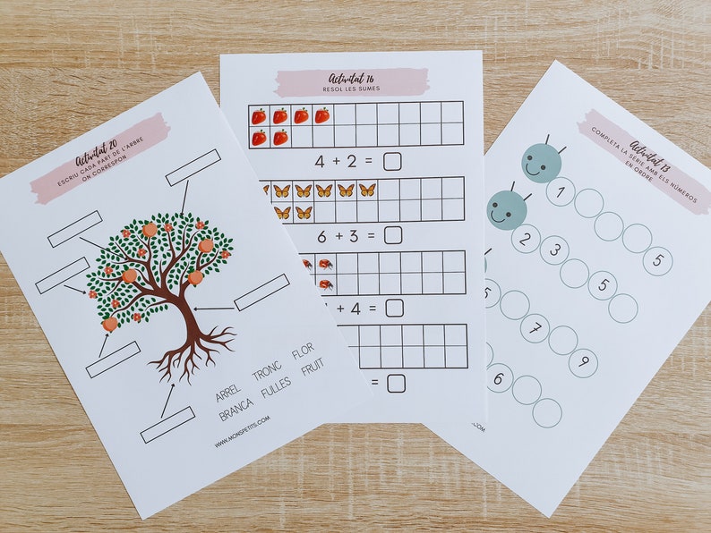 Cuaderno de Actividades de Primavera Descargable para Niños CASTELLANO ...