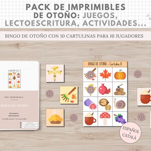 Pack Imprimibles Otoño, Juegos, Leer, Escribir, Actividades Aprendizaje ...