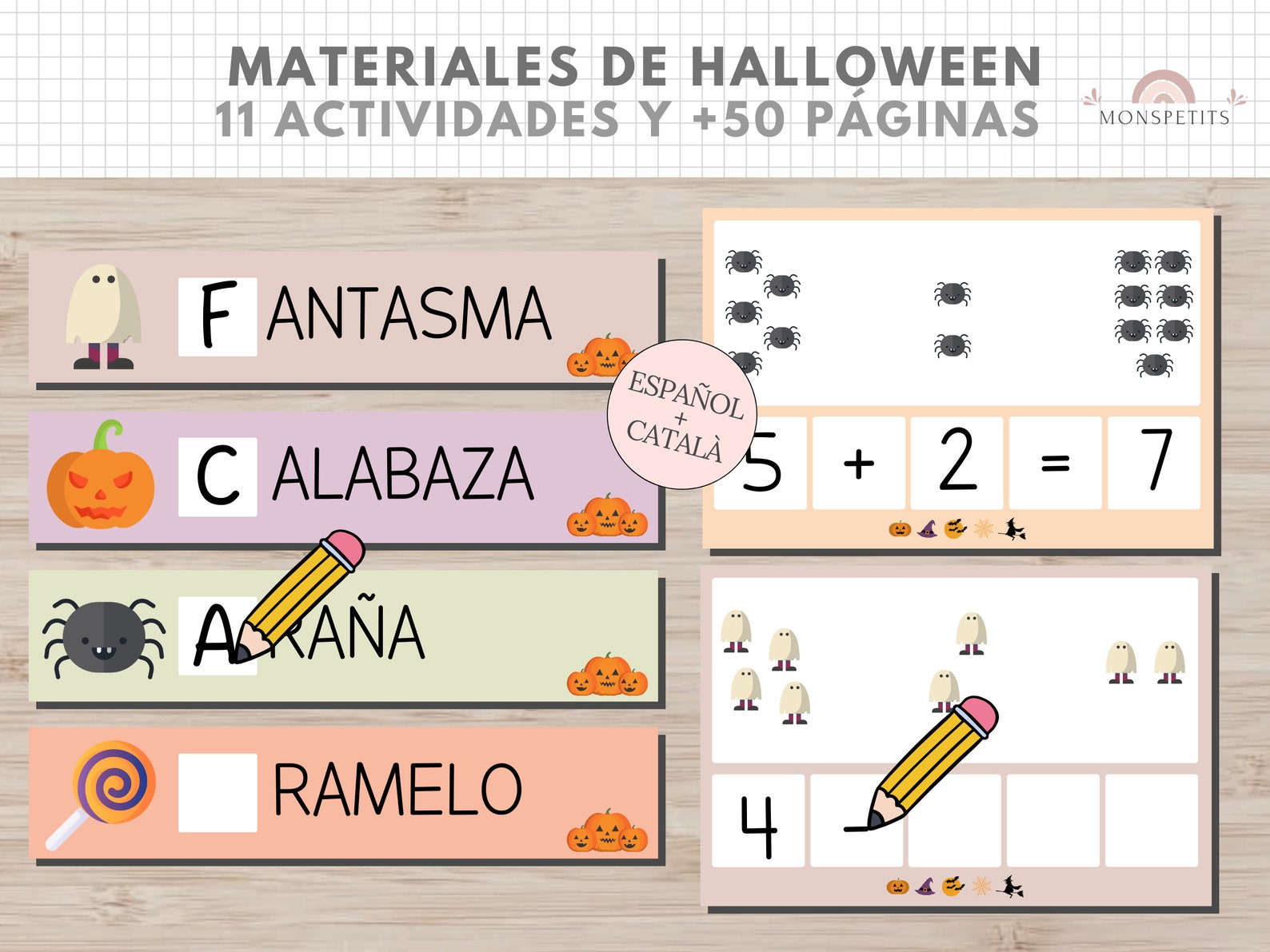 Materiales Educativos Halloween, Imprimible, Matemáticas ...