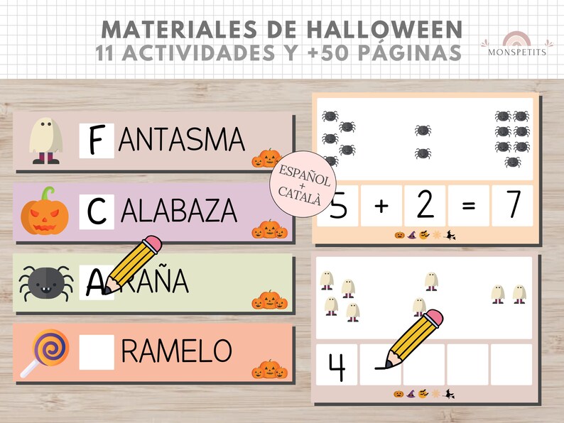 Materiales Educativos Halloween, Imprimible, Matemáticas ...