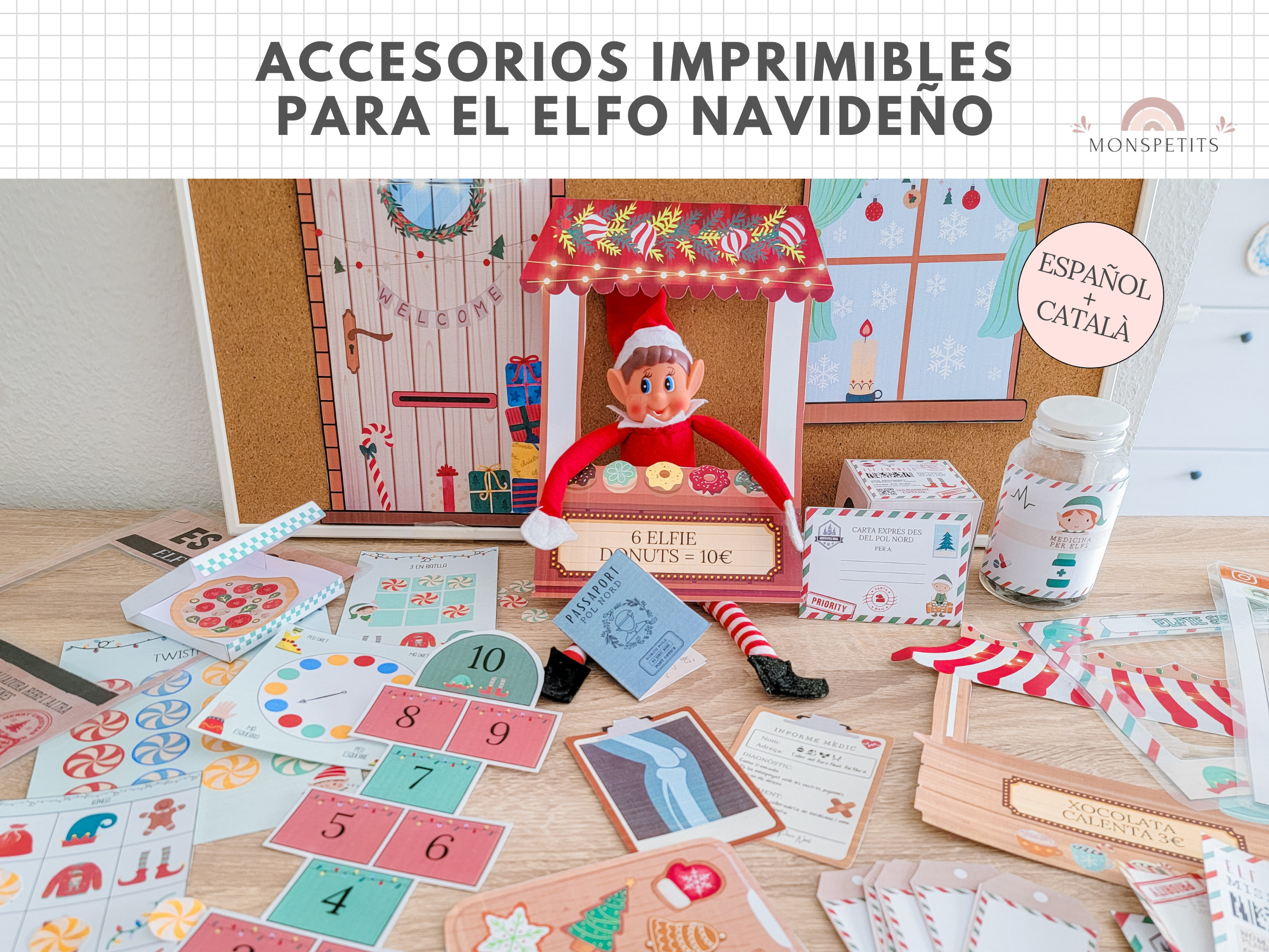 20 Accesorios Imprimibles Elfo Navidad, Juegos Elfo, Tradicion ...