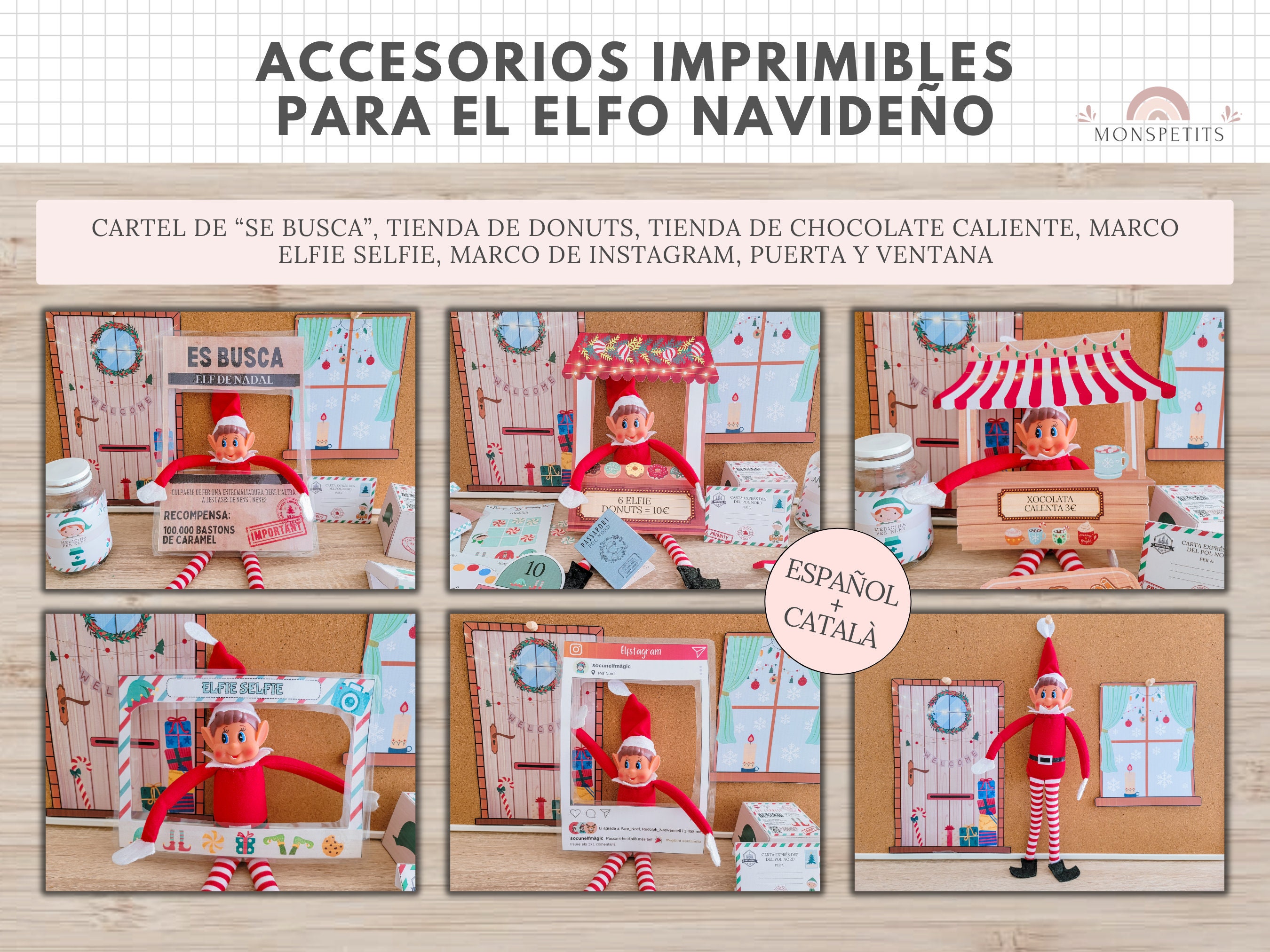 20 Accesorios Imprimibles Elfo Navidad, Juegos Elfo, Tradicion ...