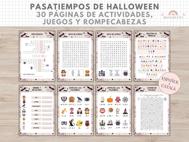 Pasatiempos Halloween, Juegos, Sopa Letras, Crucigramas, Actividades ...