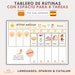 Plantilla De Tareas Diarias Español Hábitos Y Rutinas Para Niños ...
