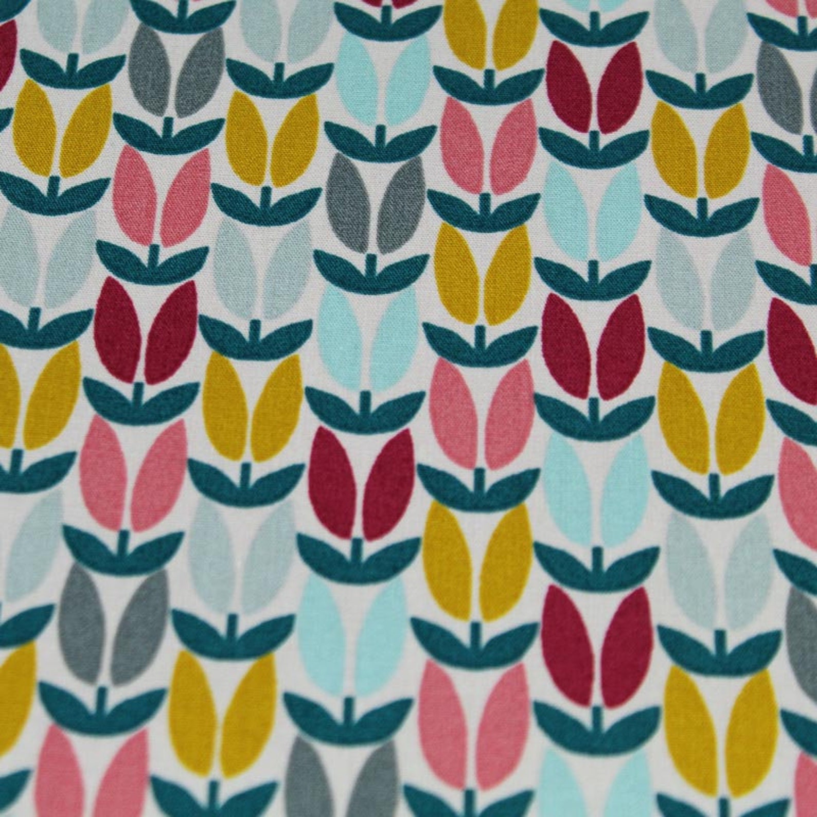 Square Poetry Album Printed in Gray With Colorful Flowers - Etsy