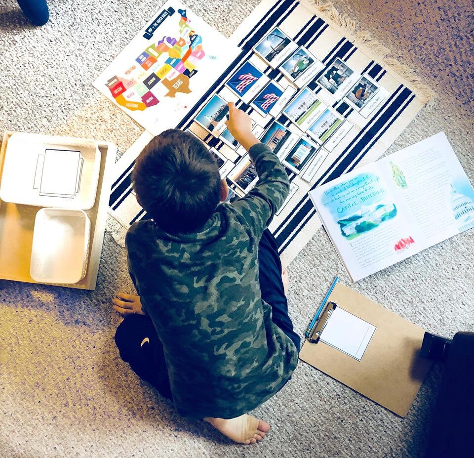 US Landmarks + Symbols 3 Part Cards - Etsy