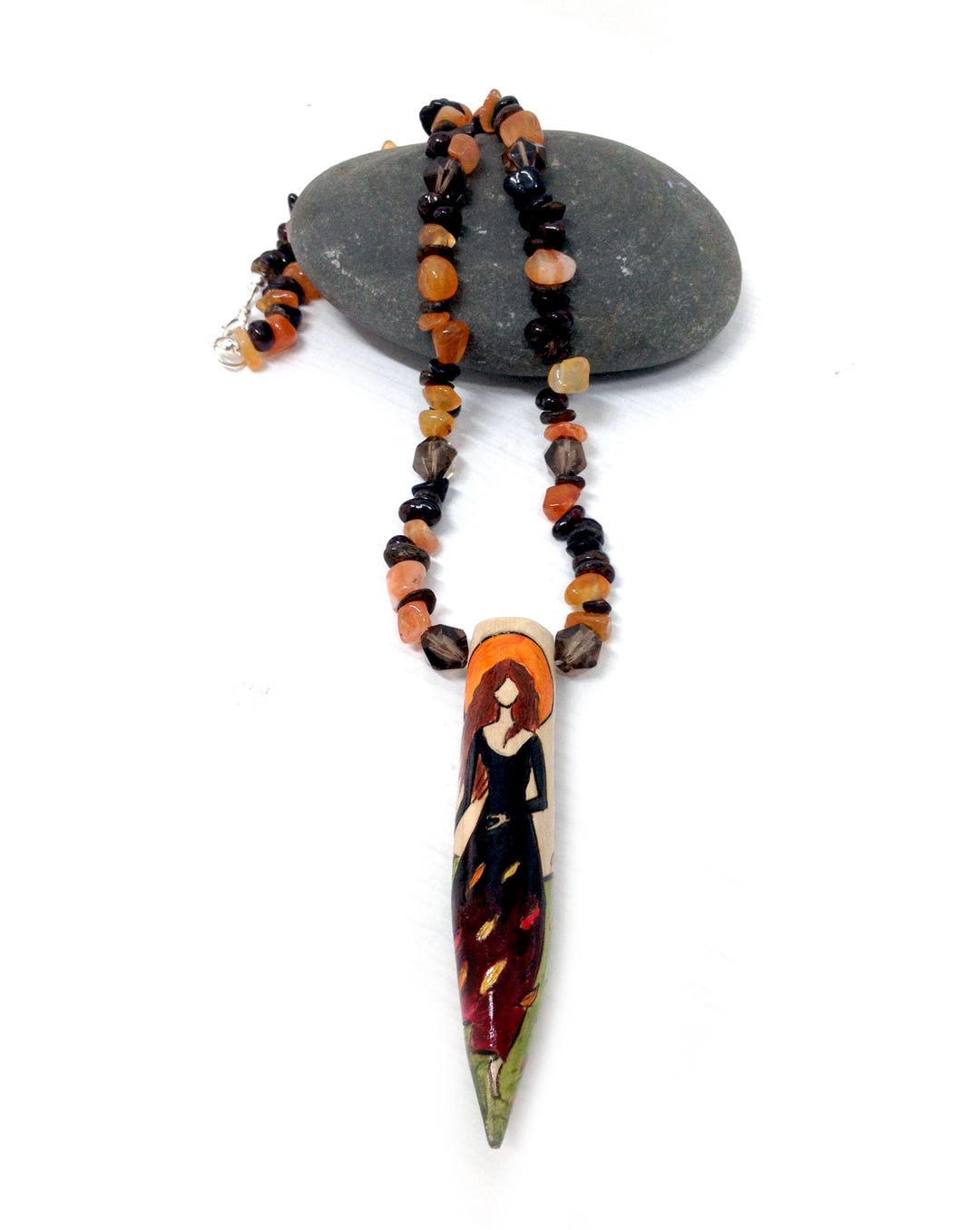 Goddess Autumnus Ritual Necklace - Pendant Pagan Bambha Goddess Magic ...