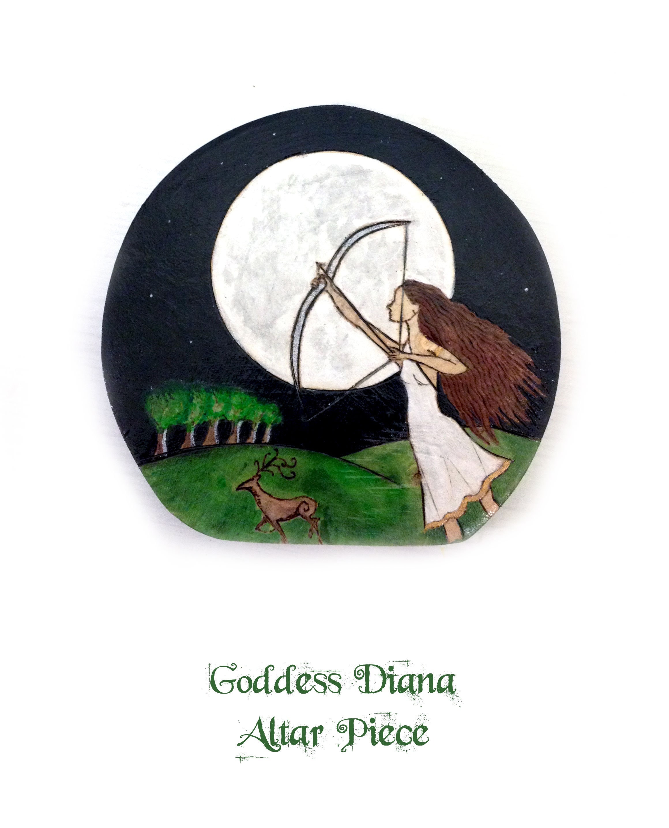 Diana Goddess Of The Moon And Hunting